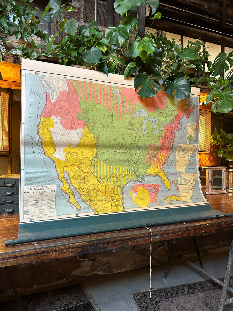 The Struggle for a Continent Map - 1498 to 1763 – Dandy