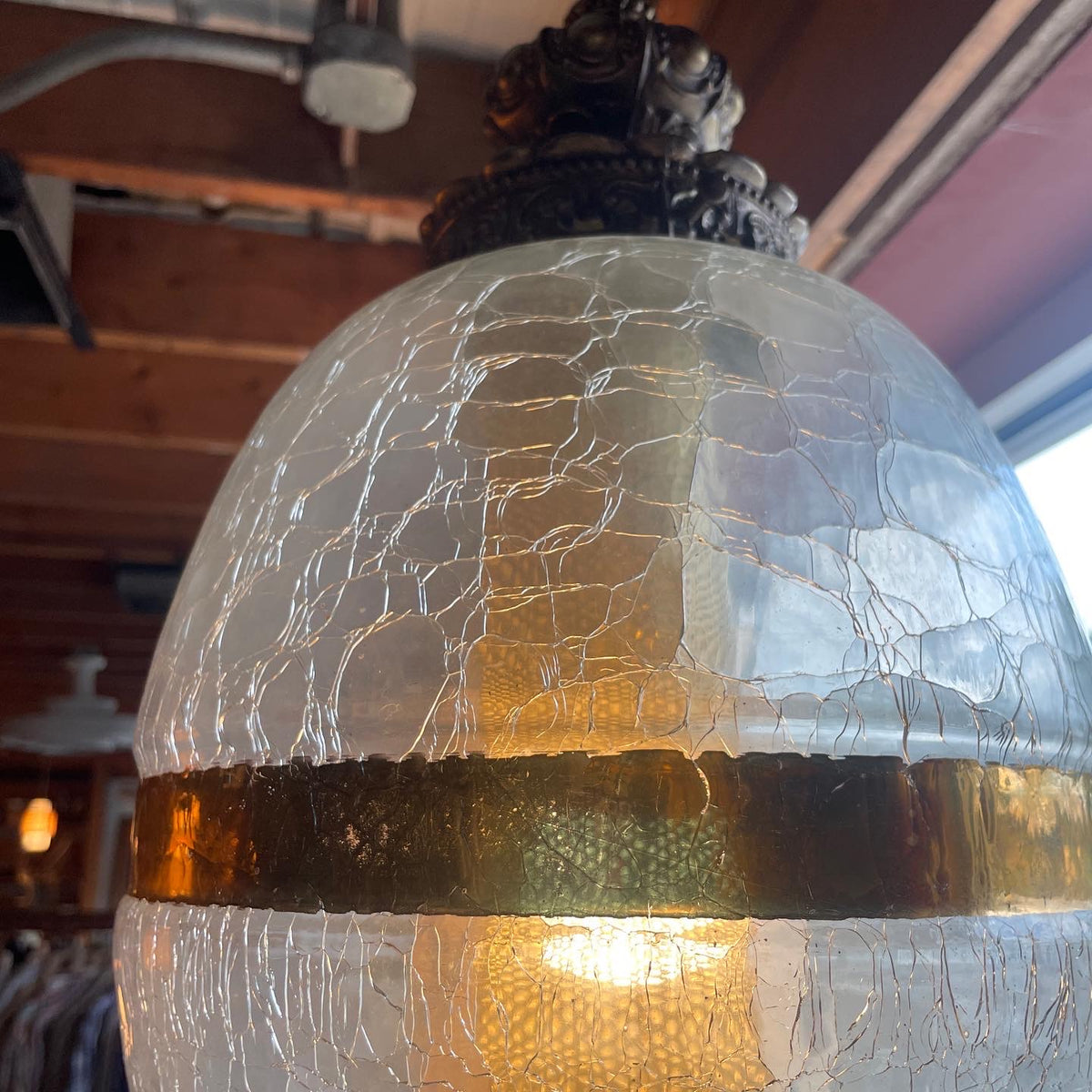 Cracked-Glass Glam Swag Pendant – Dandy