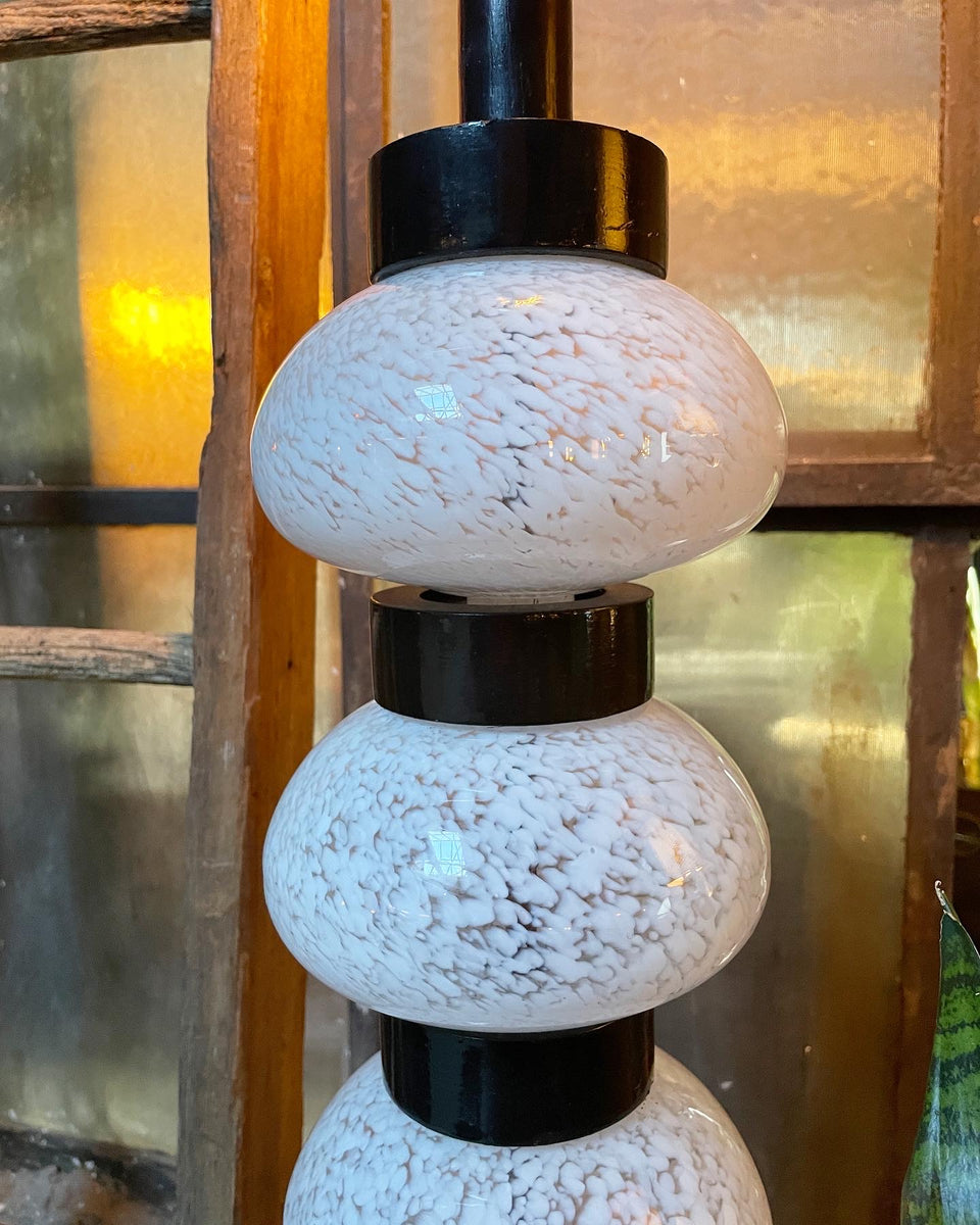 Glass and Wood-Tiered Lamp – Dandy