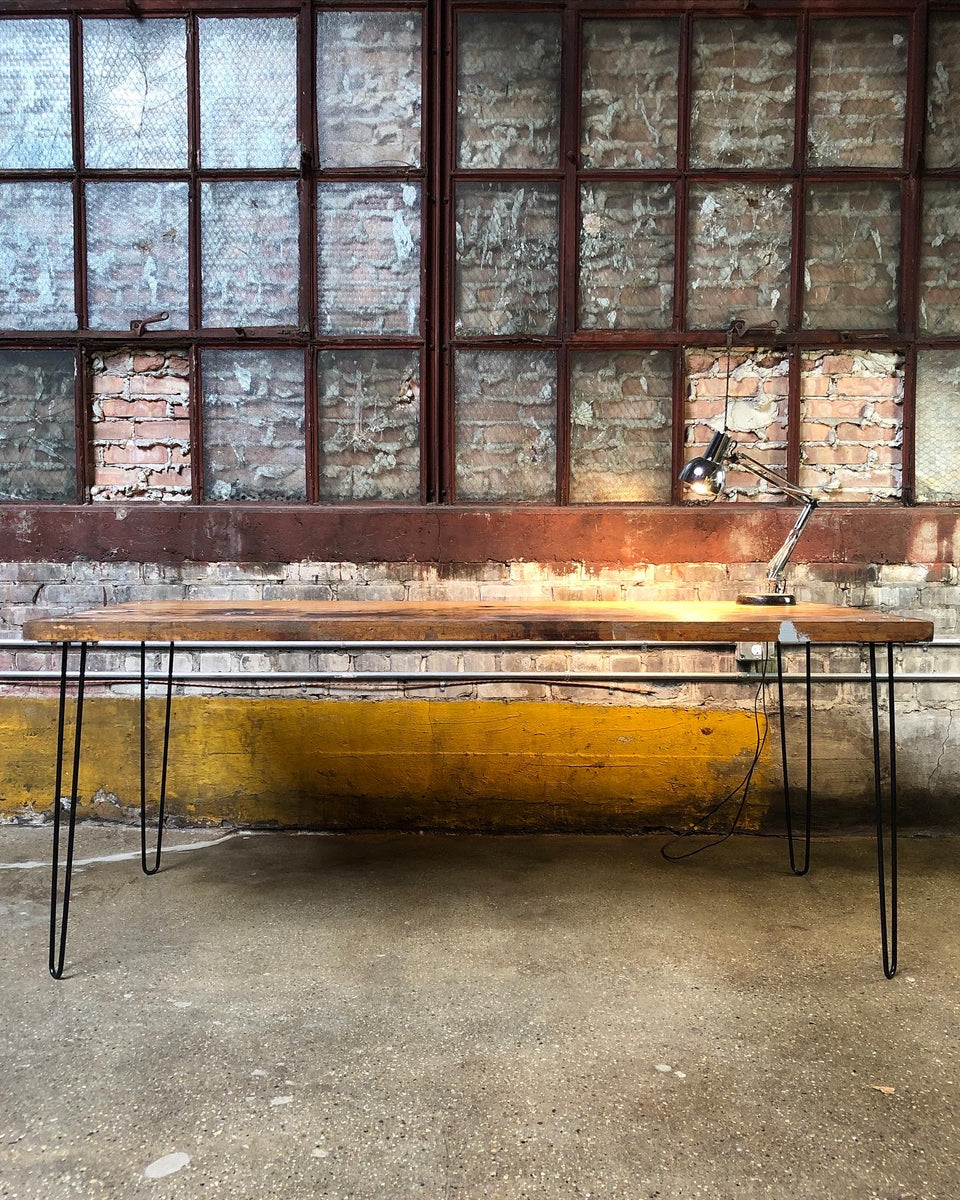 Aged Butcher Block Countertop Desk / Table – Dandy