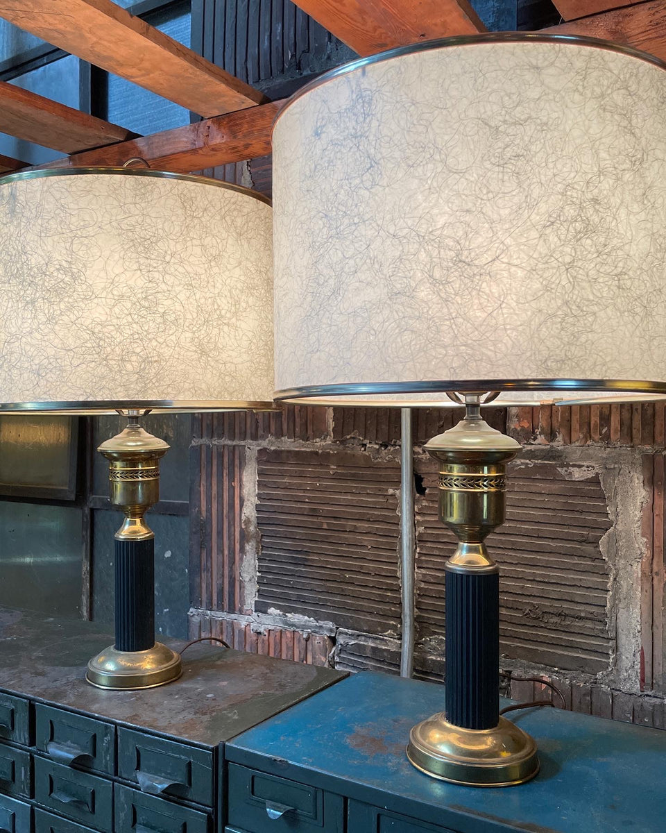 Fiberglass-Style Shaded Lamp Set (2) – Dandy