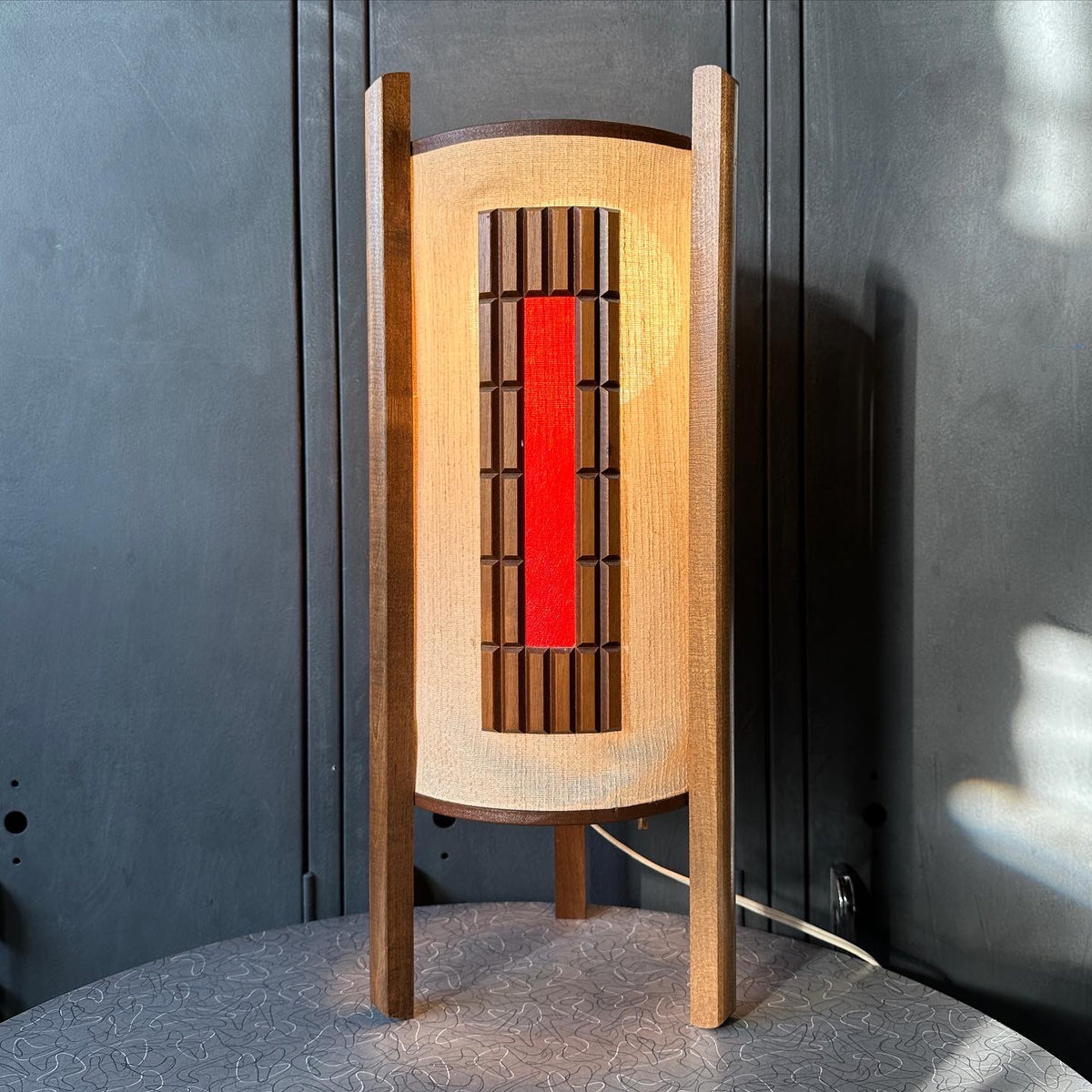 Mid-Century Tri-Color Table Lamp – Dandy